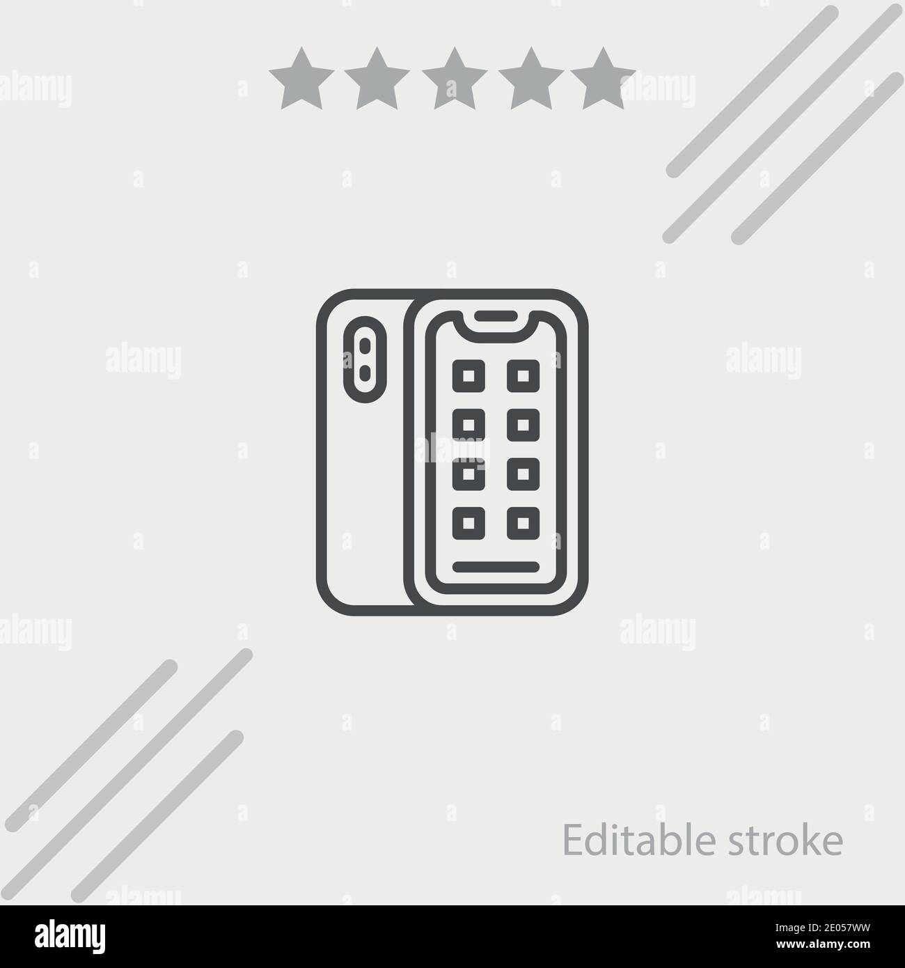 iphone vector icon modern simple vector illustration Stock Vector Image ...