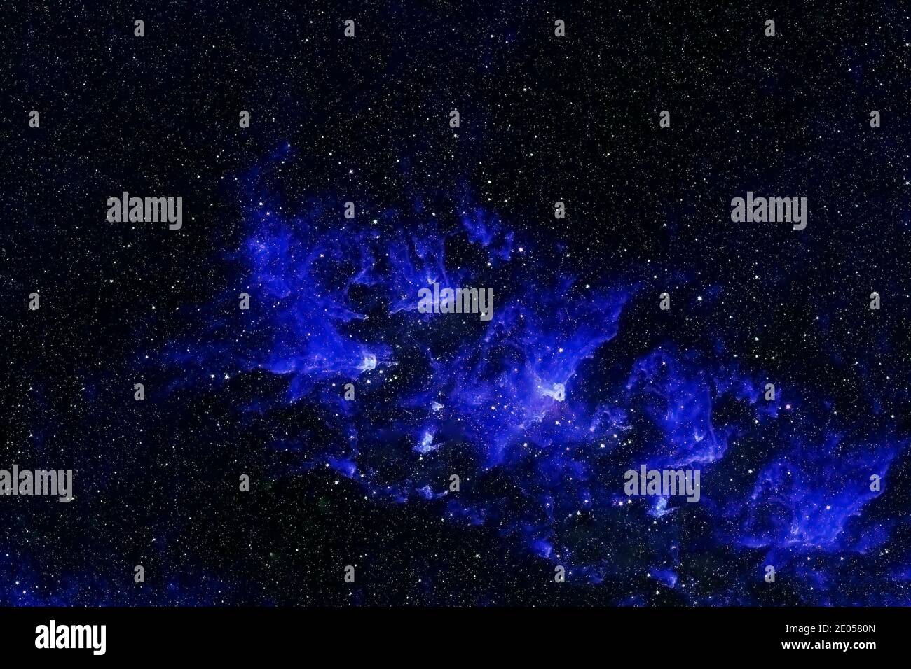 Blue galaxy in deep space. Elements of this image were furnished by ...