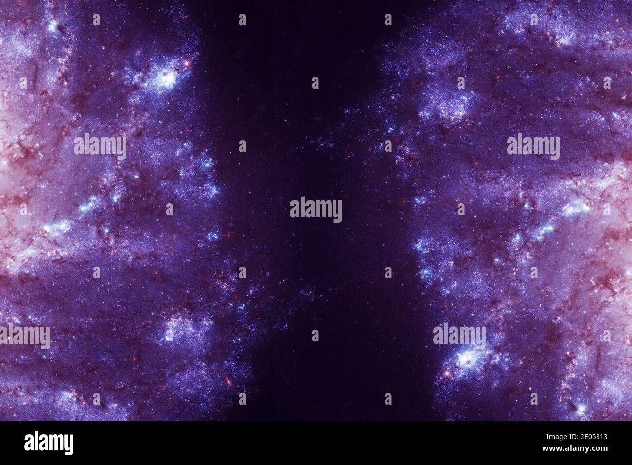 A beautiful colored galaxy in deep space. Elements of this image were ...