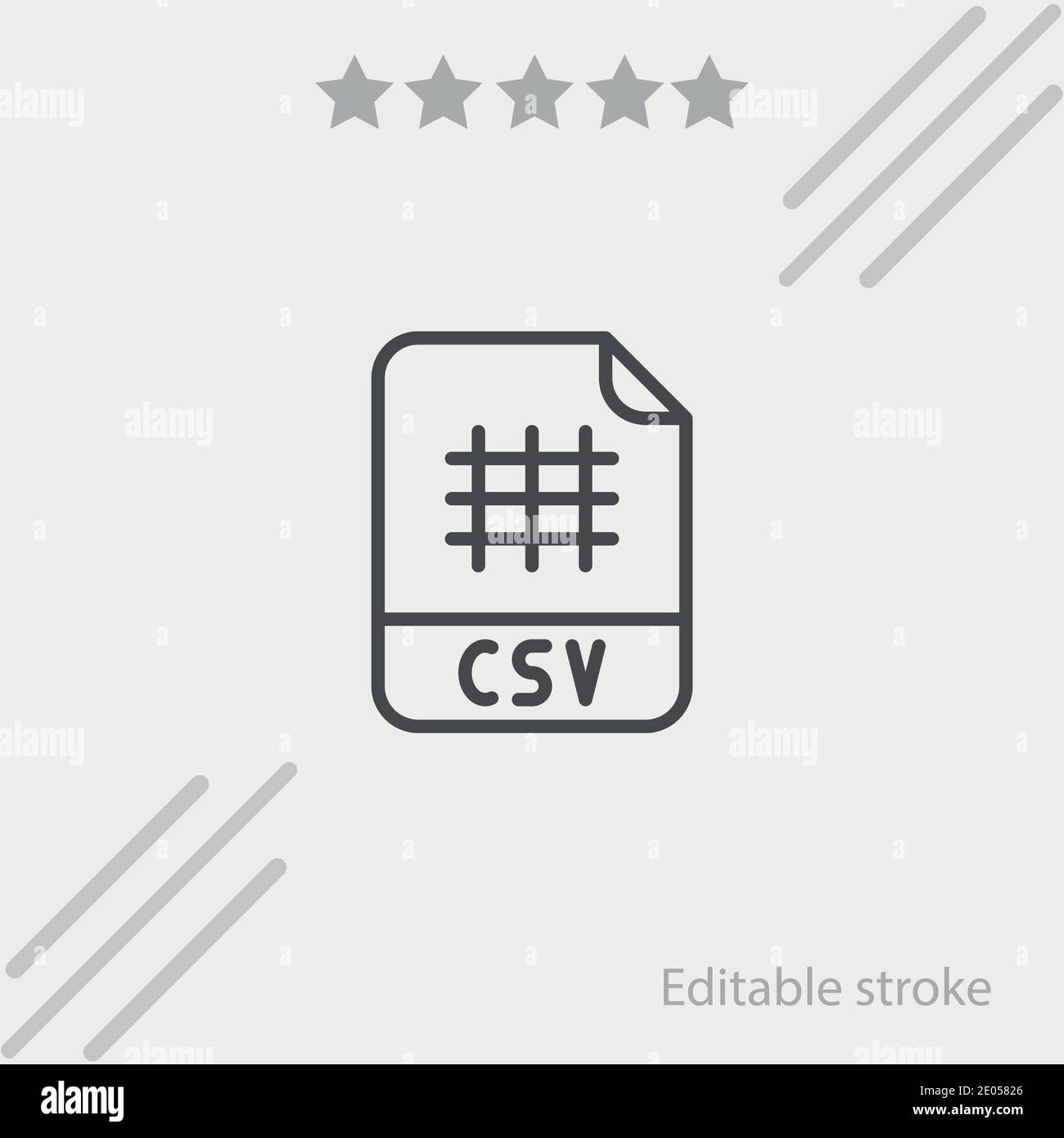 Csv vector hi-res stock photography and images - Alamy