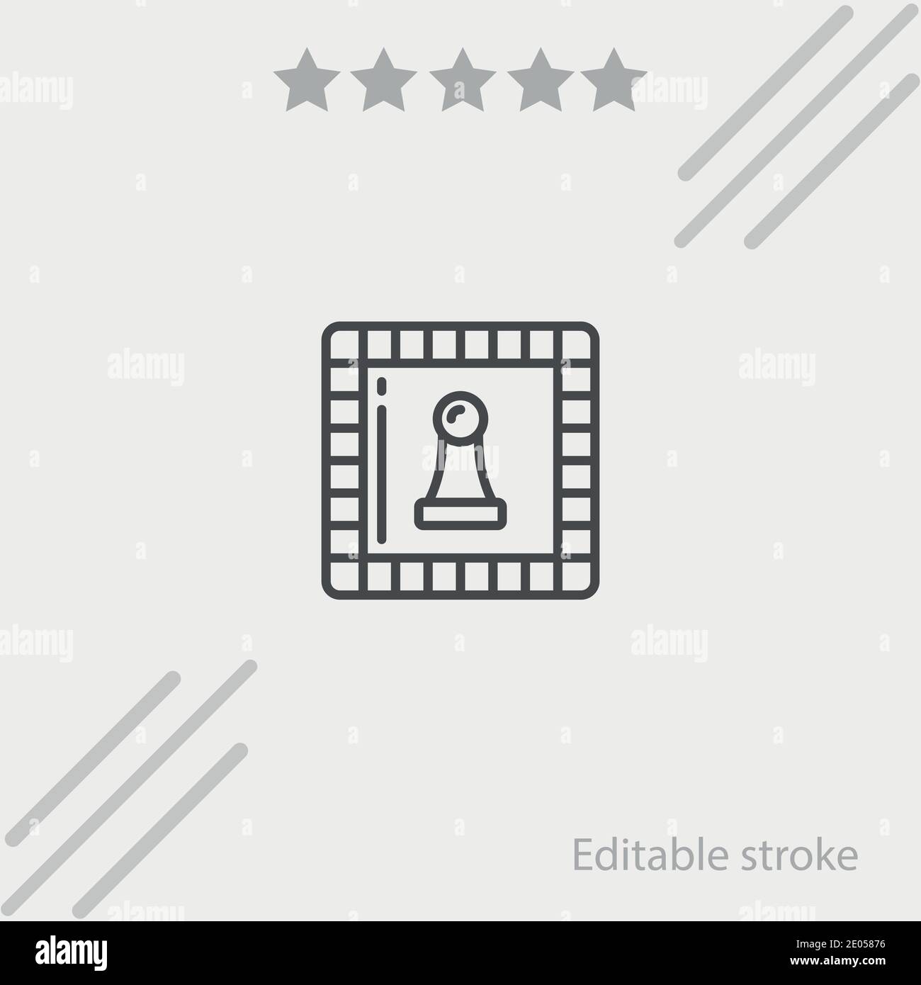 board games vector icon modern simple vector illustration Stock Vector ...