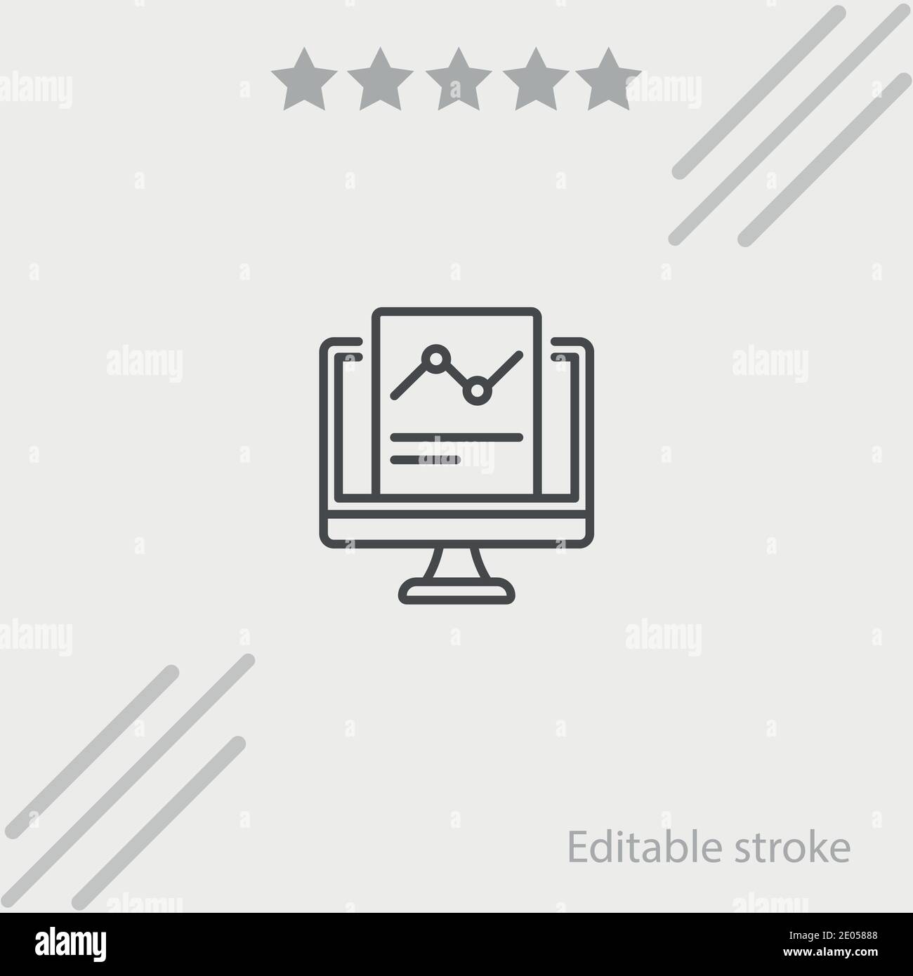 analytics vector icon modern simple vector illustration Stock Vector ...