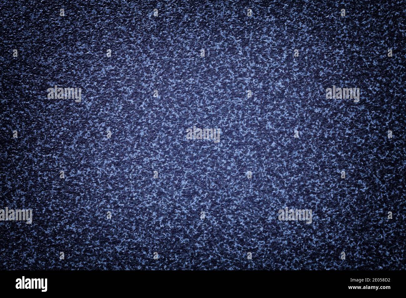 Grainy navy blue background of tabletop with dark vignette. Texture ...
