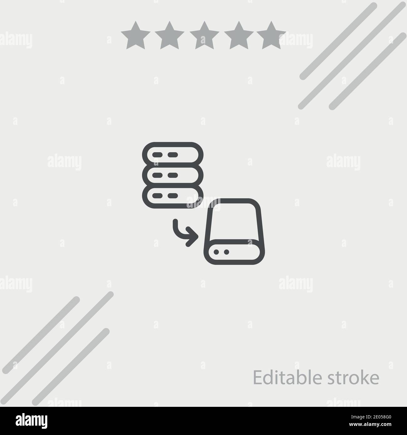 save vector icon modern simple vector illustration Stock Vector Image ...