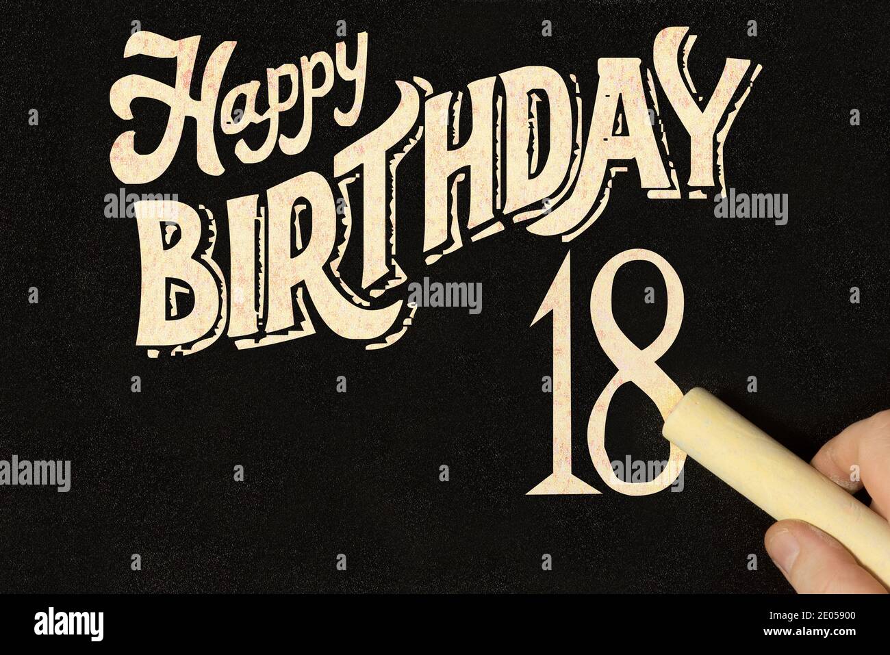 18th birthday card hi-res stock photography and images - Alamy