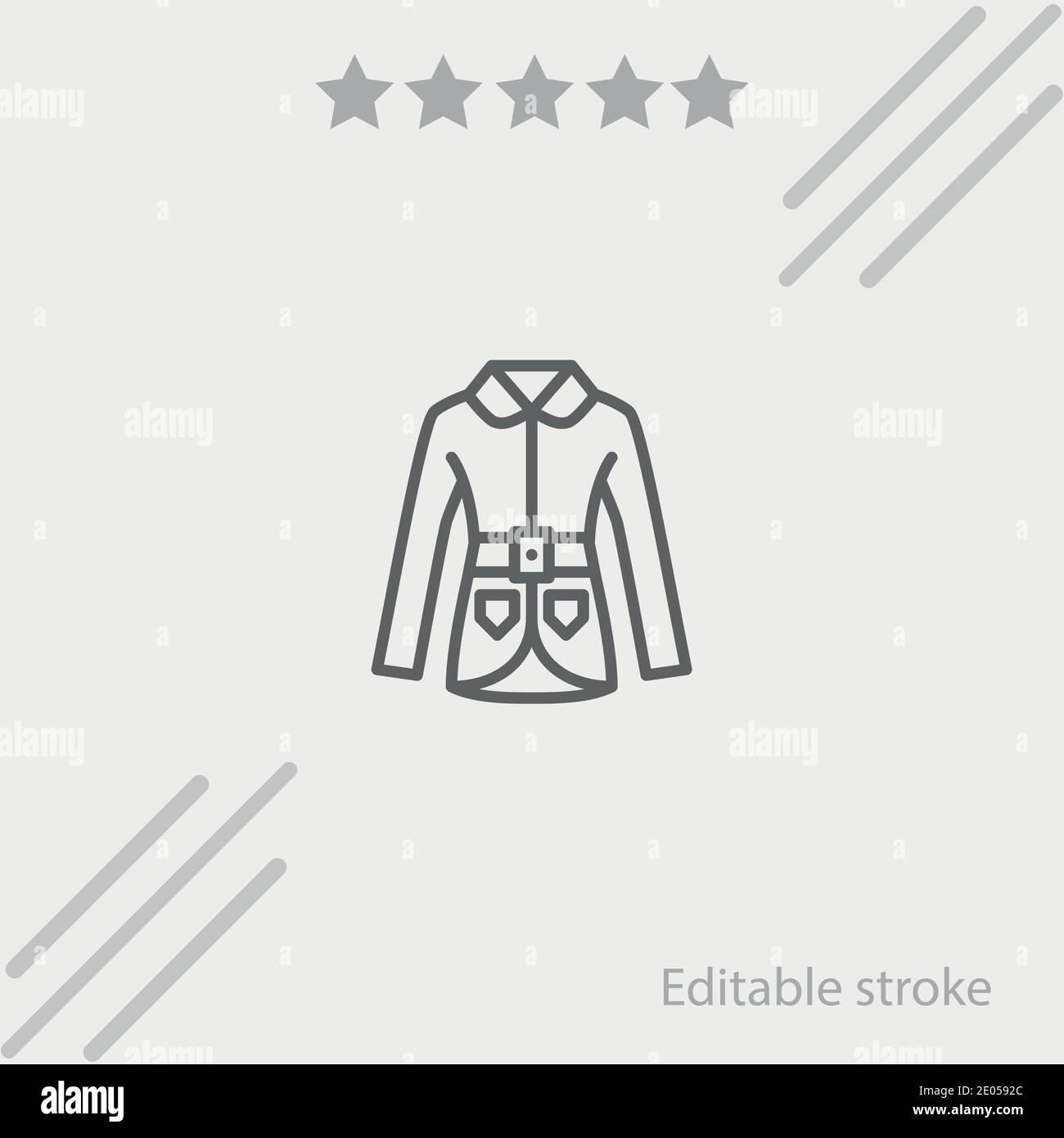 coat vector icon modern simple vector illustration Stock Vector Image ...