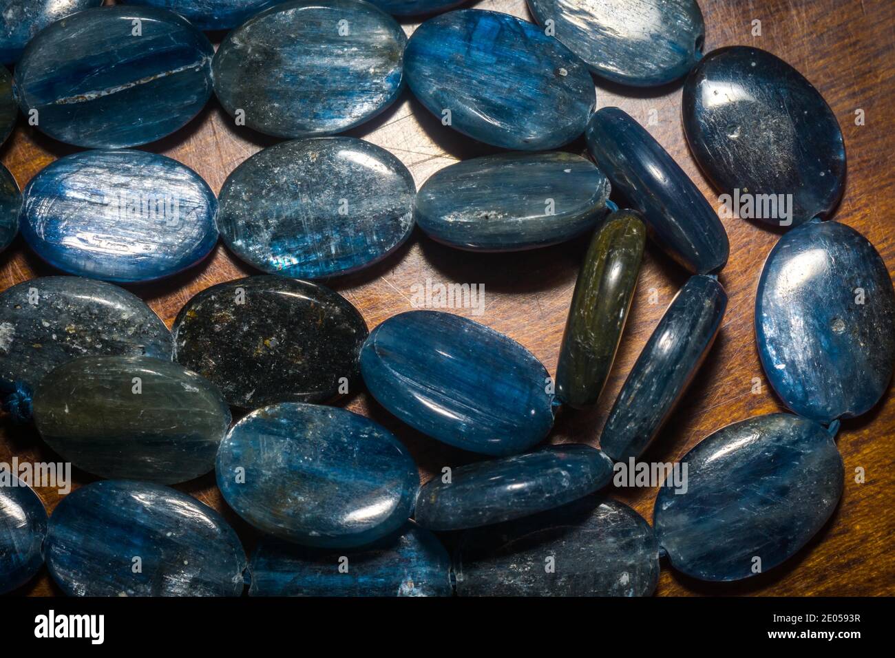 Blue kyanite mineral sample hi-res stock photography and images - Alamy