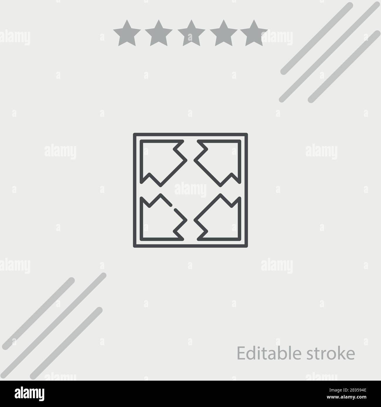 resize vector icon modern simple vector illustration Stock Vector Image ...