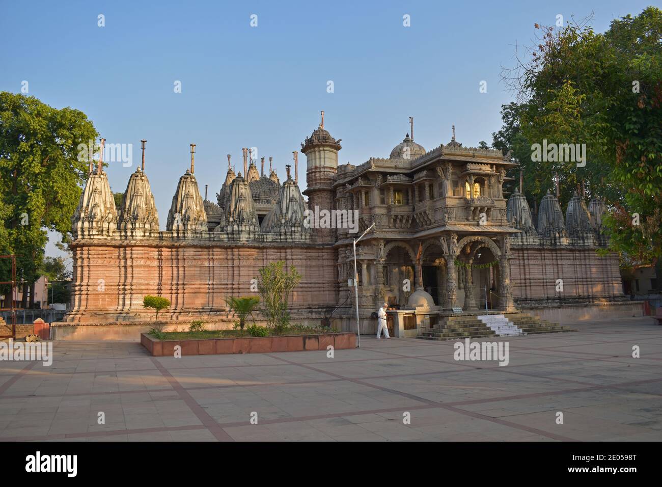 Right side view - Hutheesing Temple, was constructed in 1848 and is ...