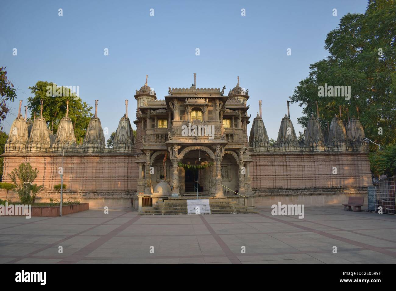 Front view - Hutheesing Temple, was constructed in 1848 and is ...