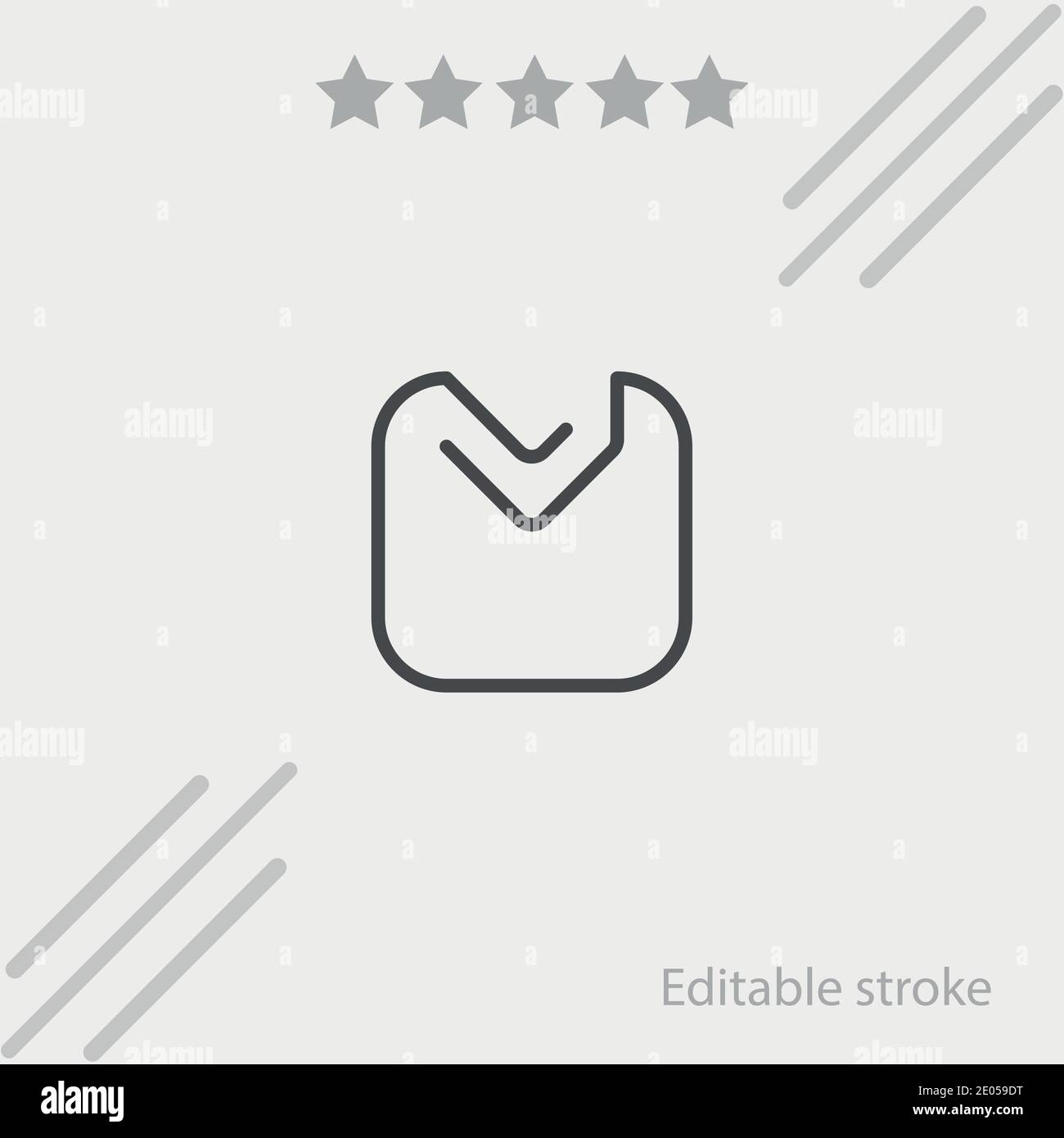 attach vector icon modern simple vector illustration Stock Vector Image ...