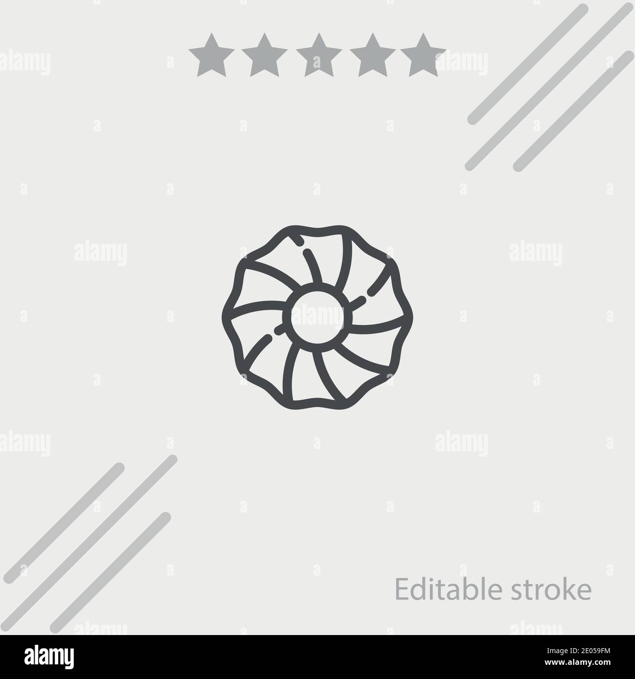 pastry biscuit vector icon modern simple vector illustration Stock ...