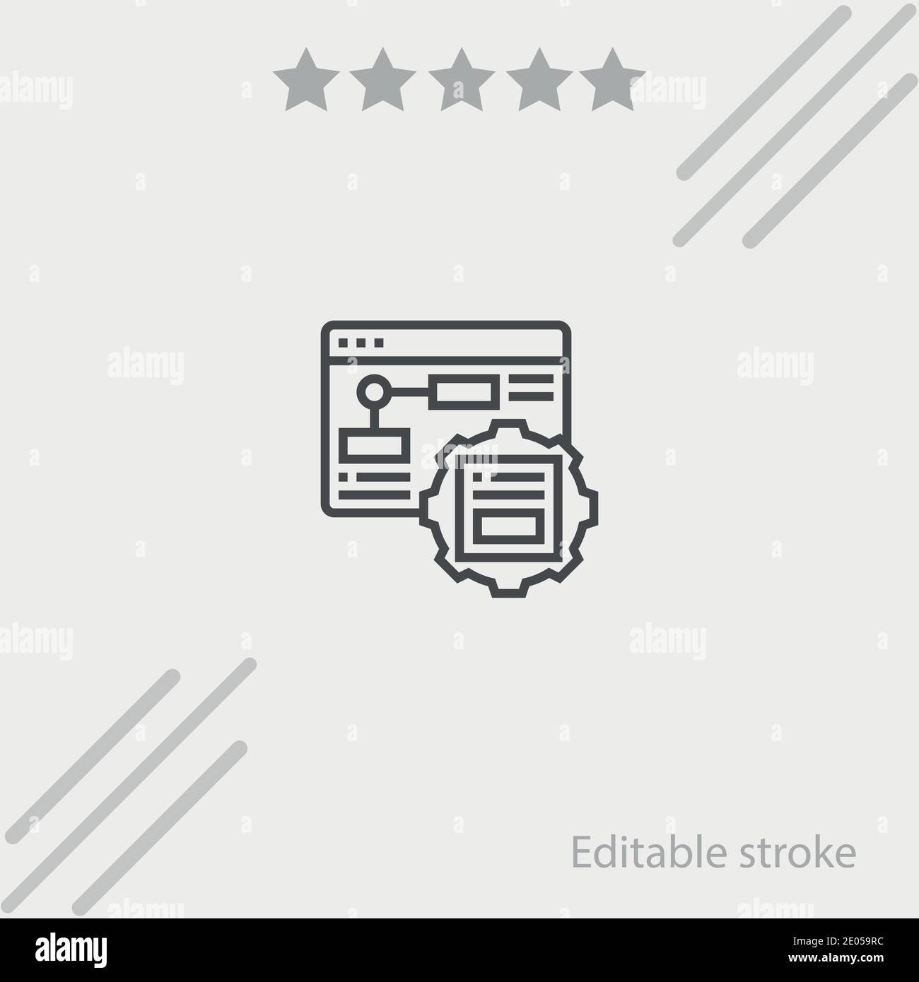 automation vector icon modern simple vector illustration Stock Vector ...