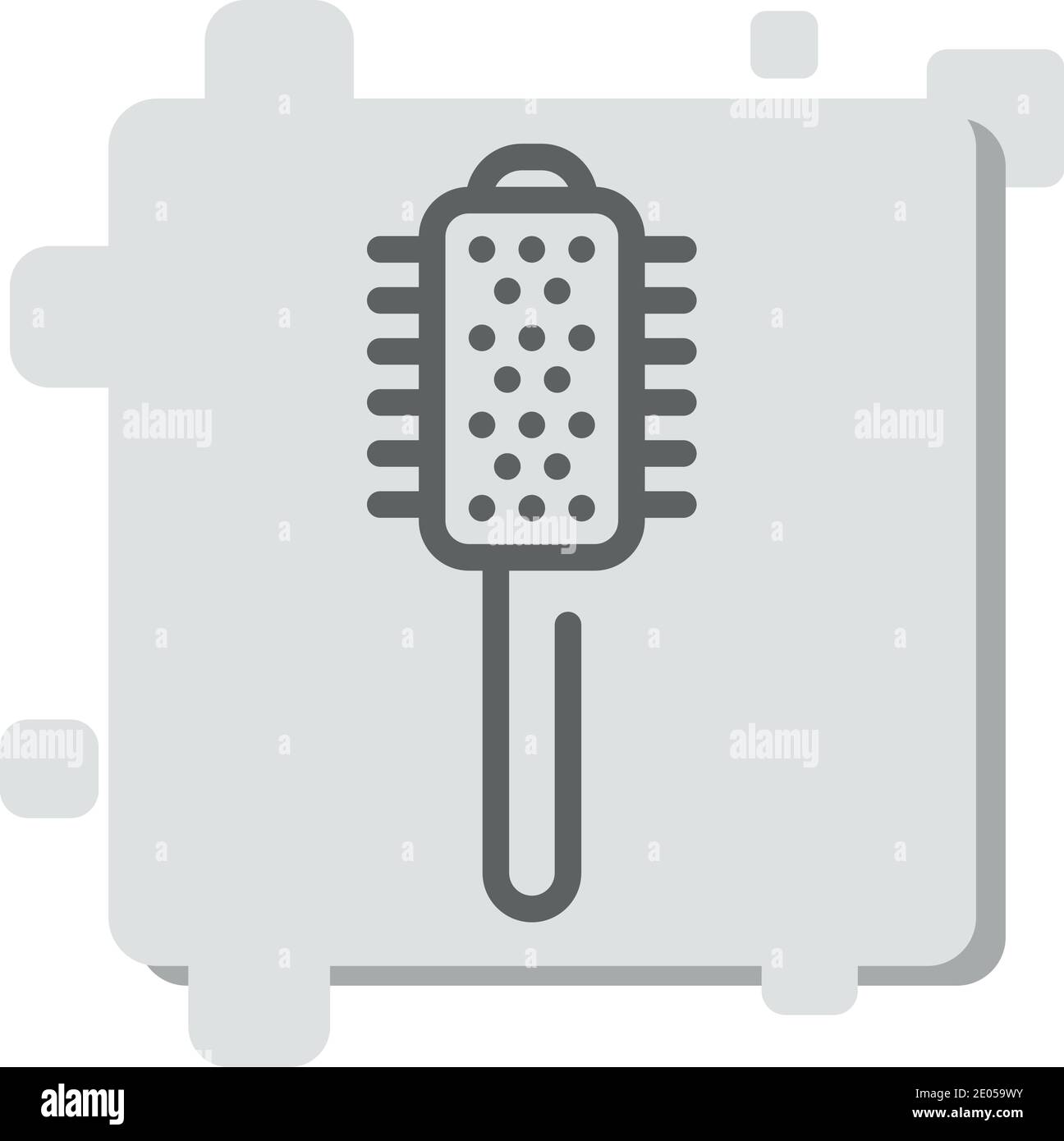 hair brush vector icon modern simple vector illustration Stock Vector ...