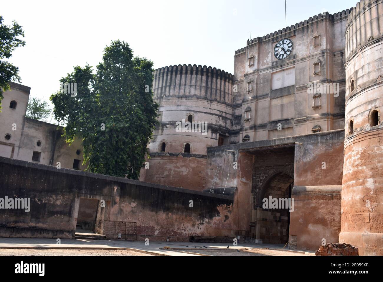 Right side view - Bhadra Fort built in 1411AD by Sultan Ahmad Shah ...
