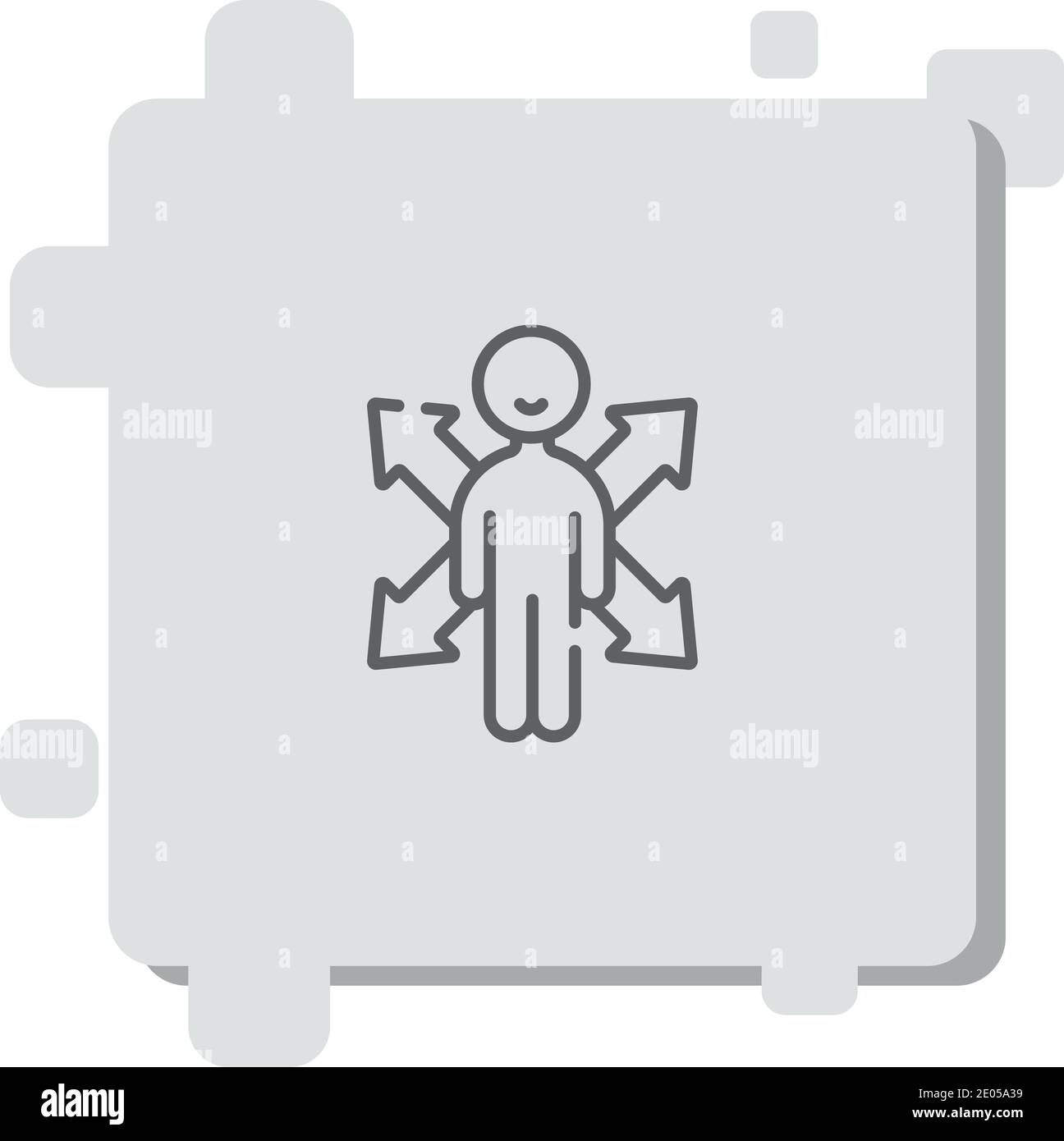 expand vector icon modern simple vector illustration Stock Vector Image ...
