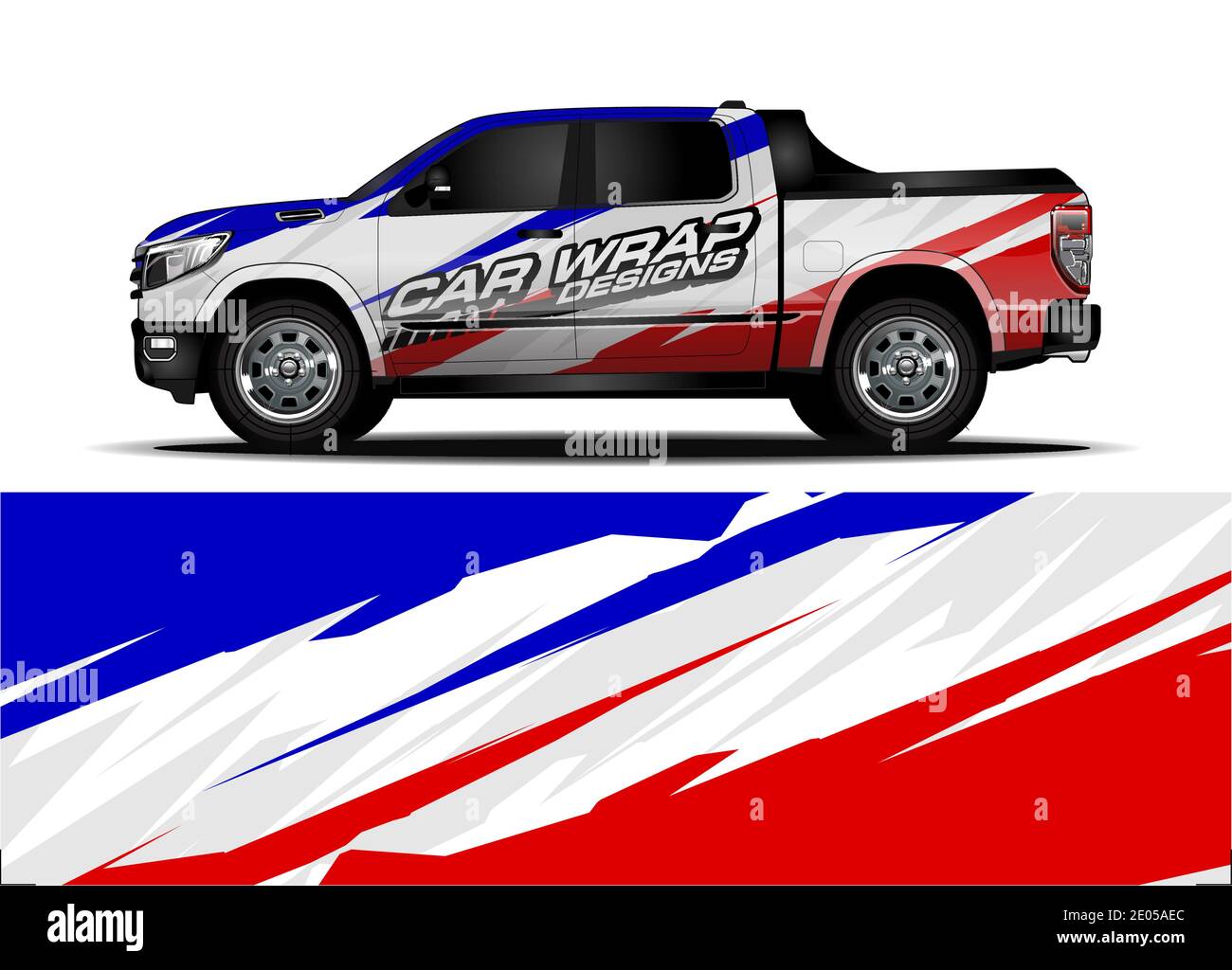 truck wrap design concept for vinyl sticker branding Stock Vector Image ...