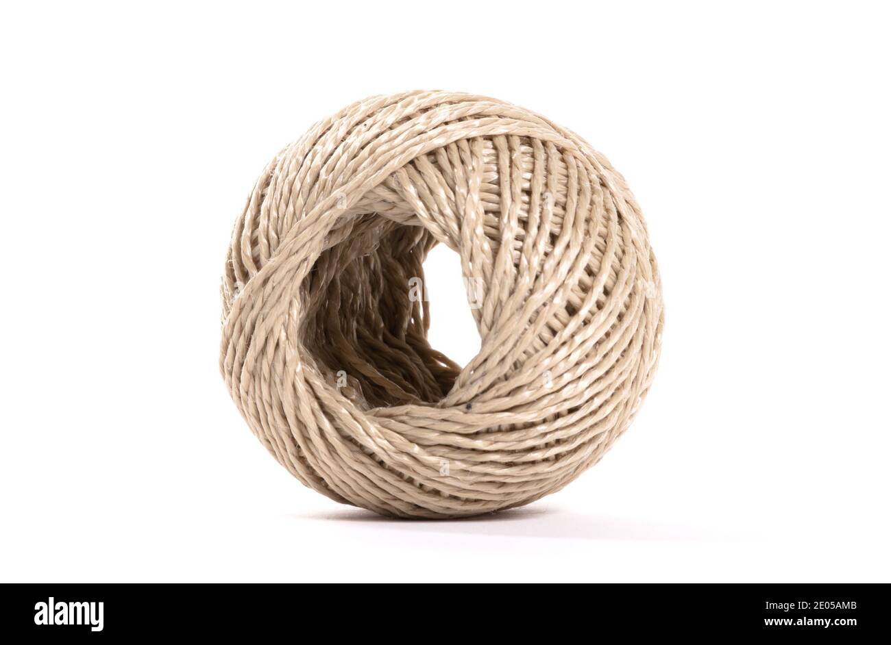 Ball of string isolated on a white background Stock Photo - Alamy