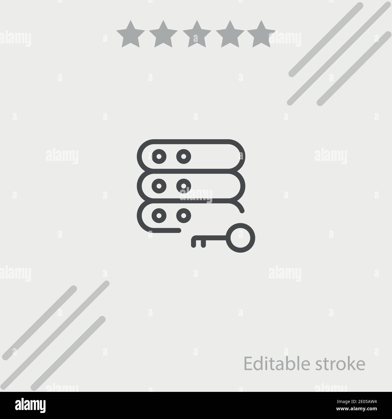 key vector icon modern simple vector illustration Stock Vector Image ...