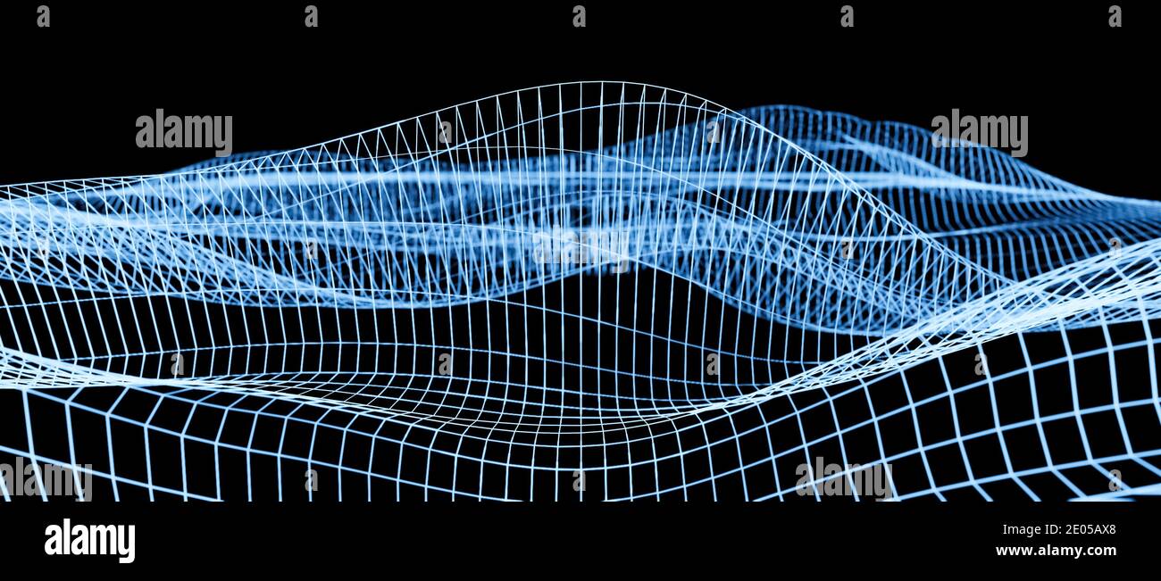 Abstract curves grid hi-res stock photography and images - Alamy