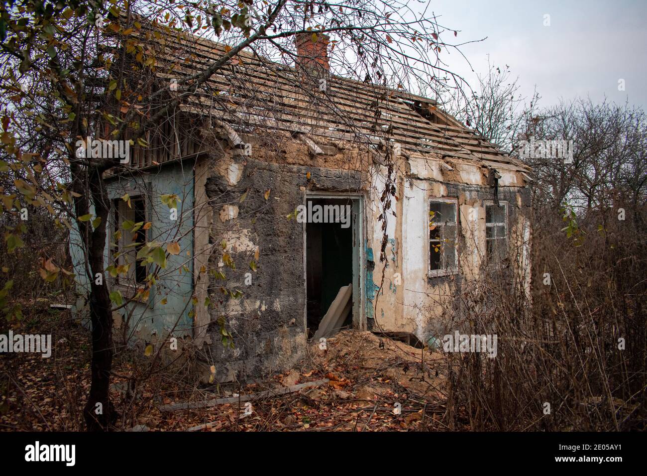 A ruined wall in a village hi-res stock photography and images - Alamy