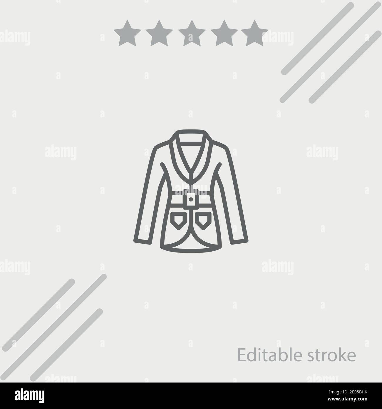 coat vector icon modern simple vector illustration Stock Vector Image ...