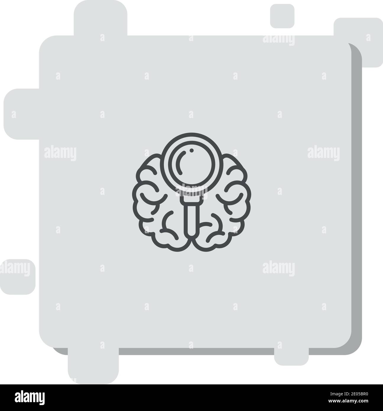 brain vector icon modern simple vector illustration Stock Vector Image ...