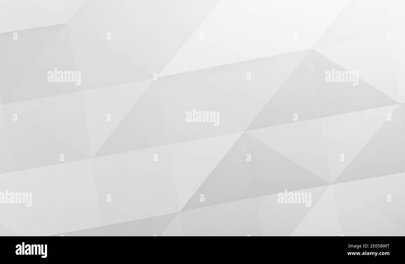Abstract white low-poly relief pattern, background texture, 3d ...