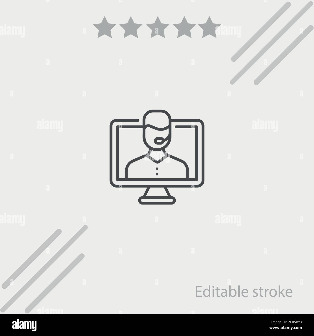 online support vector icon modern simple vector illustration Stock ...