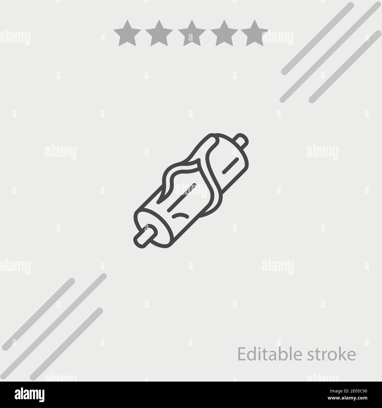 nerves vector icon modern simple vector illustration Stock Vector Image ...