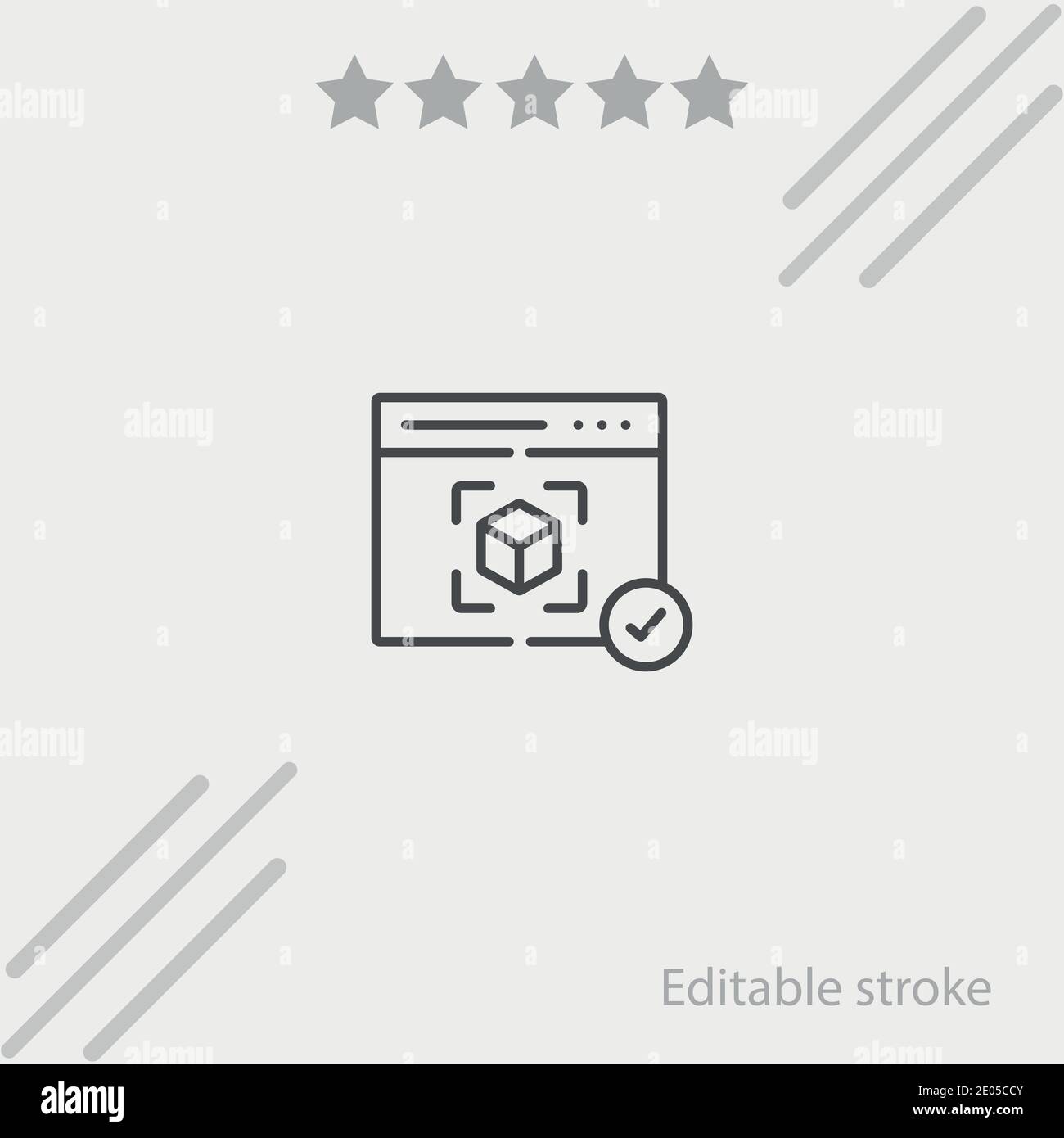 rendering vector icon modern simple vector illustration Stock Vector ...