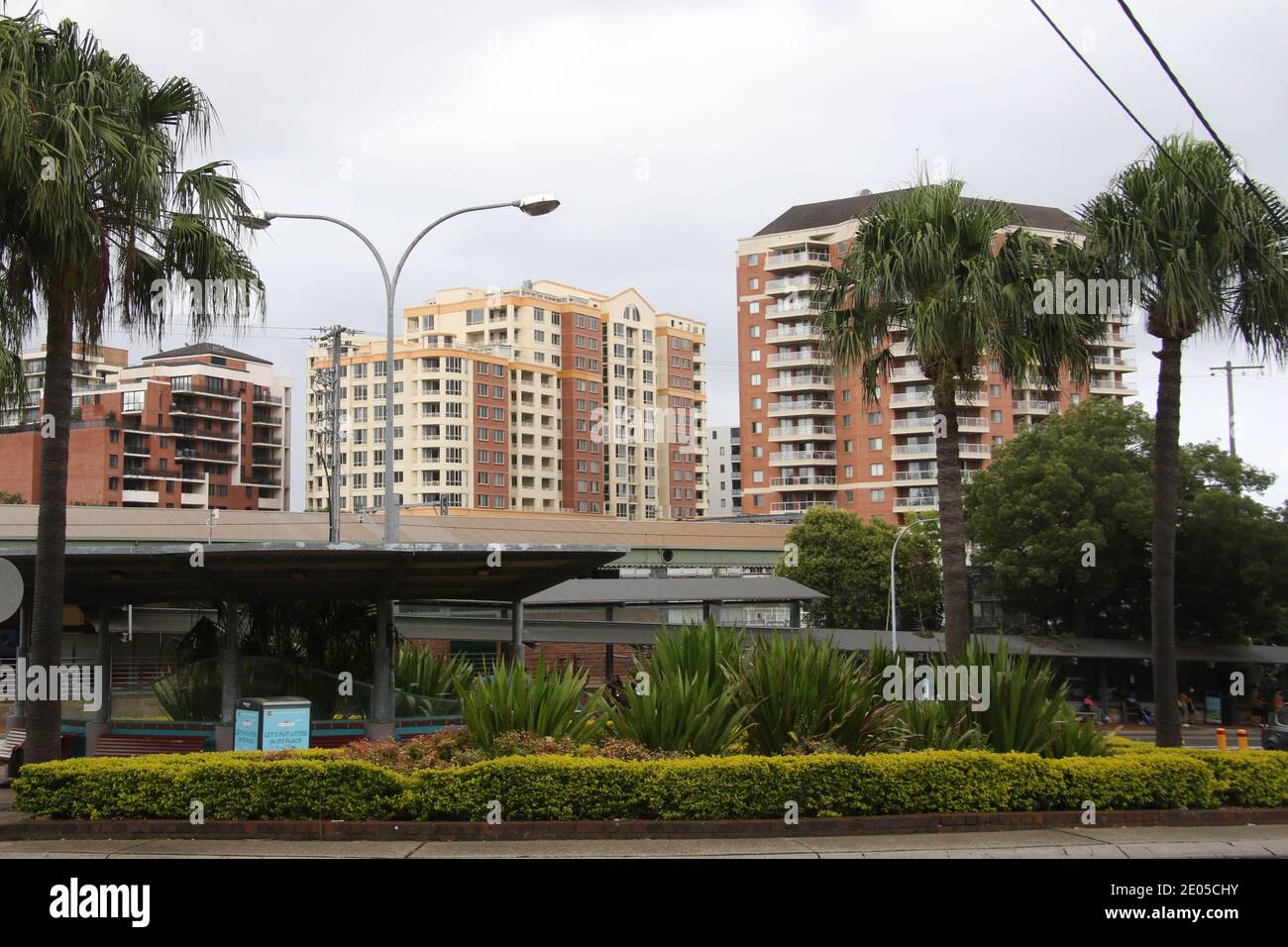 Apartment buildings in the suburb of Strathfield, Sydney, NSW ...