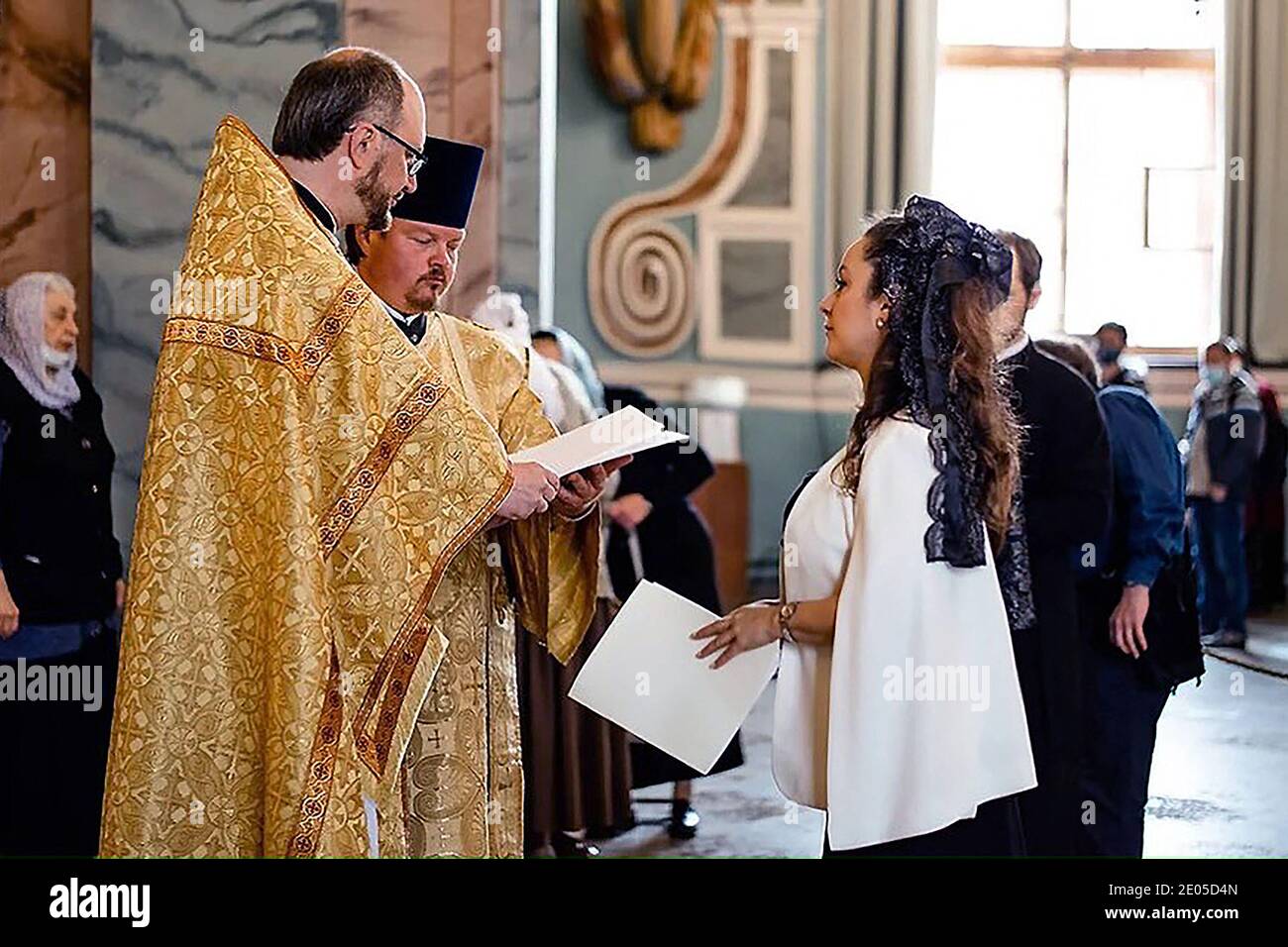 Miss Rebecca Virginia Bettarini attends both Orthodox convertion ...