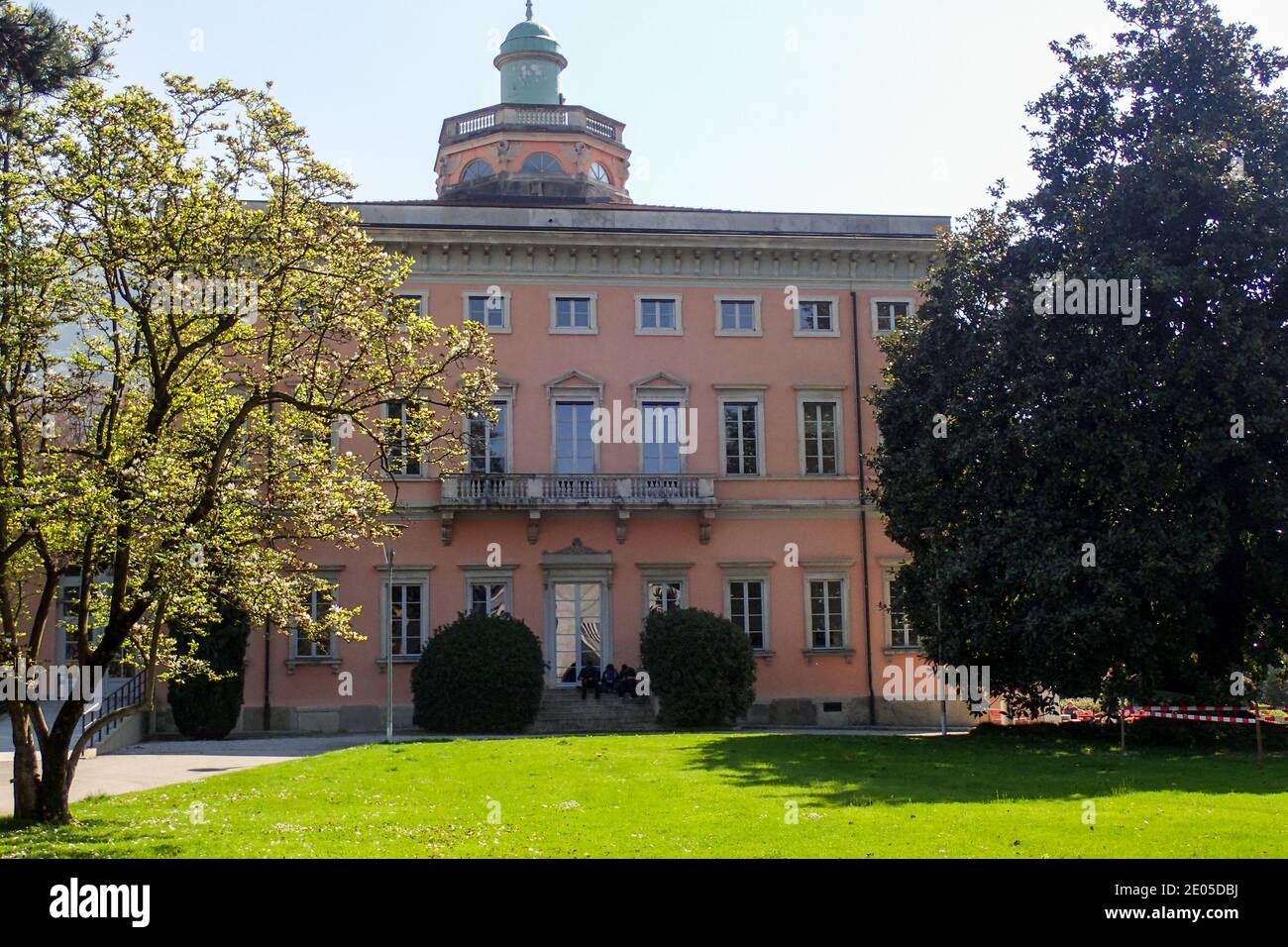 Lugano, switzerland: Parco Ciani, a city park by the lake Stock Photo ...
