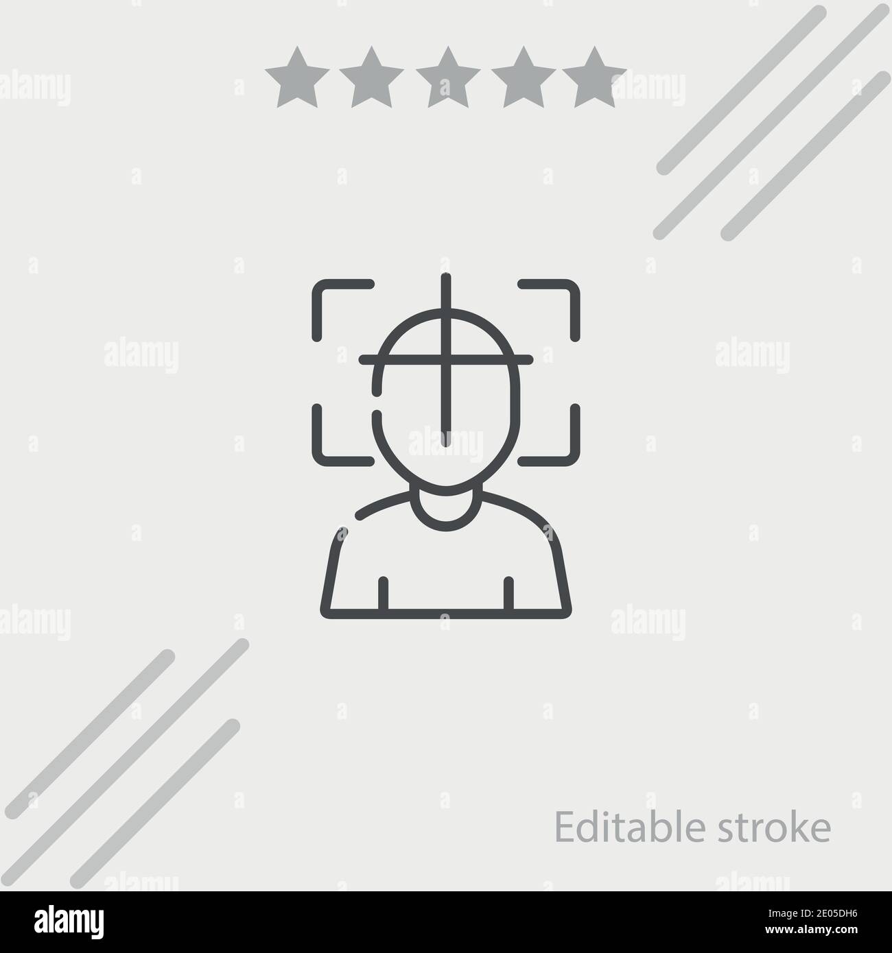 head vector icon modern simple vector illustration Stock Vector Image ...