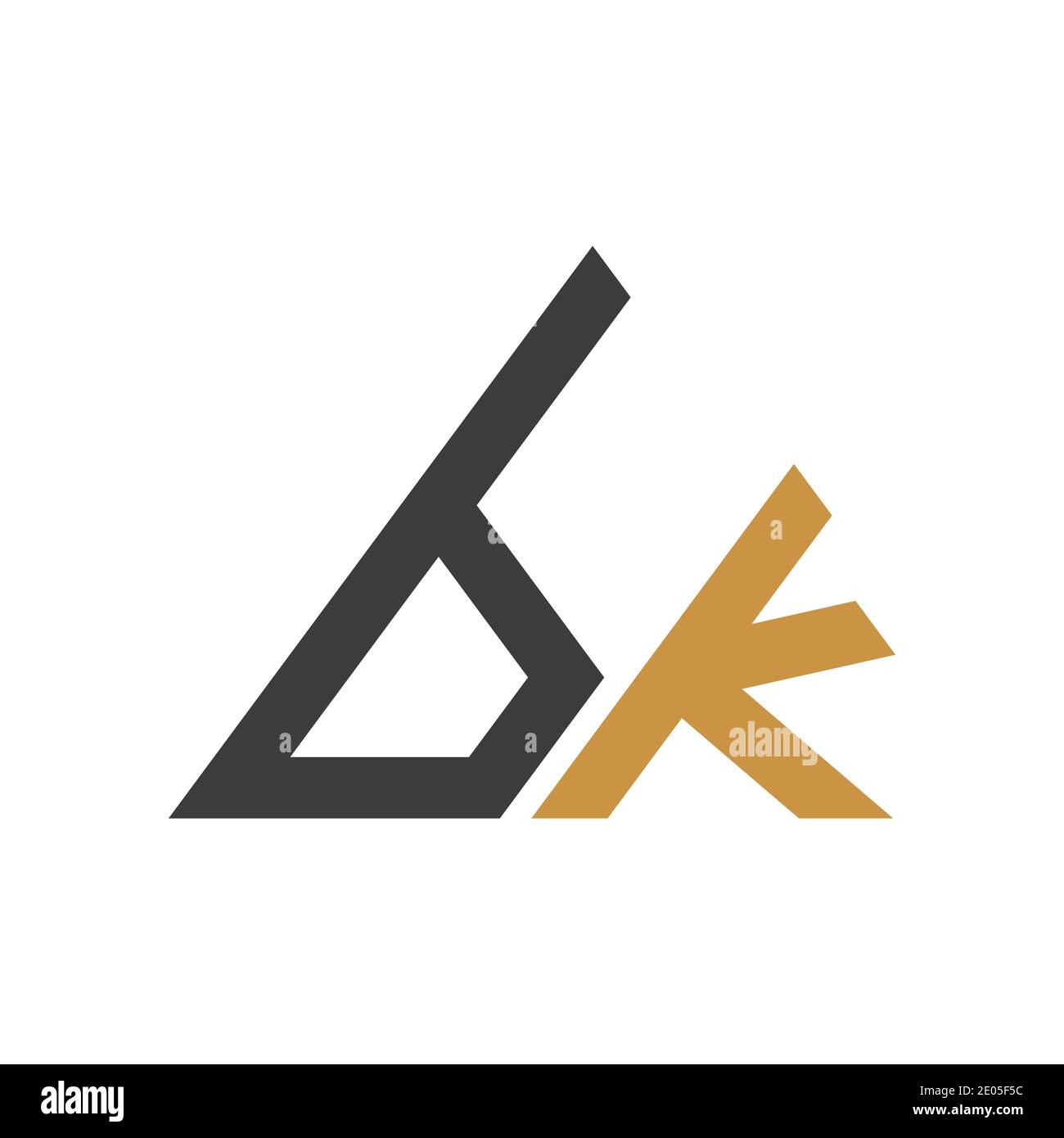 Initial letter bk logo or kb logo vector design template Stock Vector ...