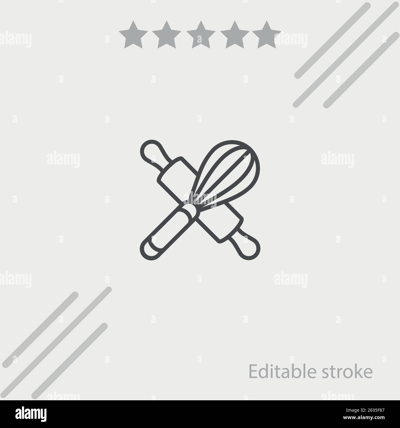 baking vector icon modern simple vector illustration Stock Vector Image ...