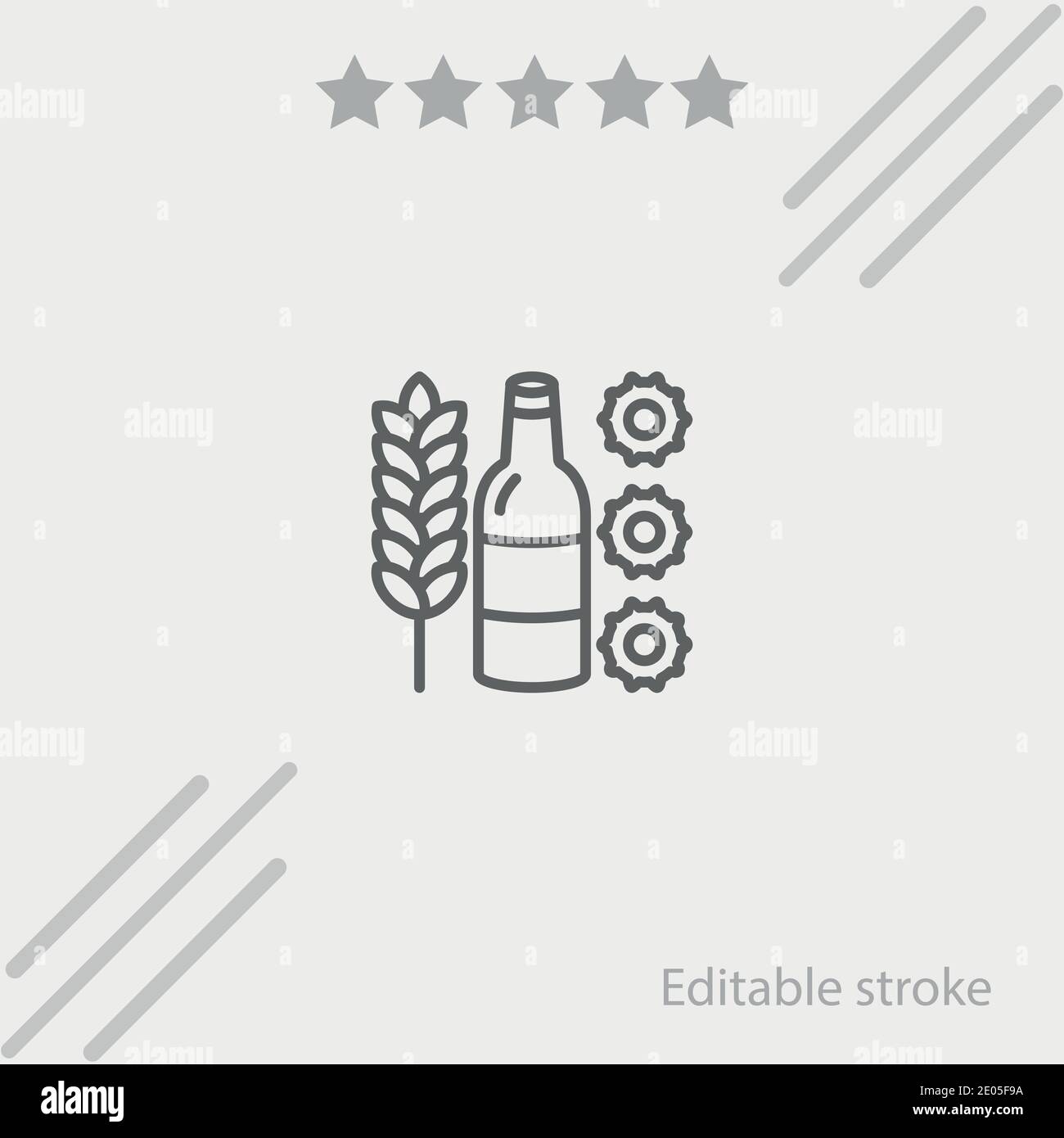home brewing vector icon modern simple vector illustration Stock Vector ...