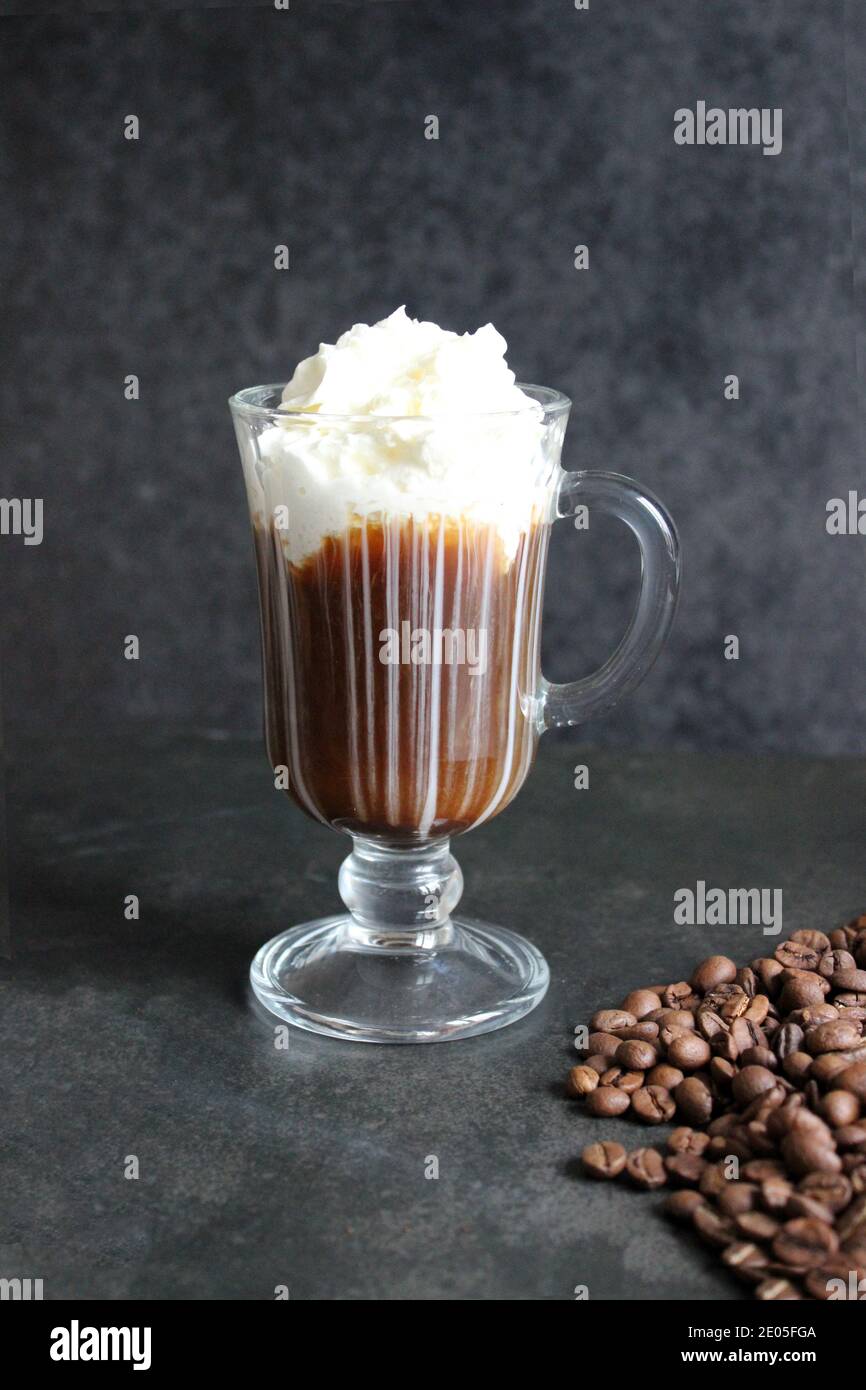 Cold frothy coffee hi-res stock photography and images - Alamy