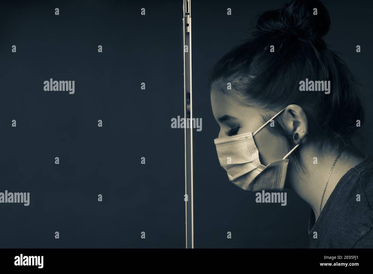 Person behind the mask hi-res stock photography and images - Alamy