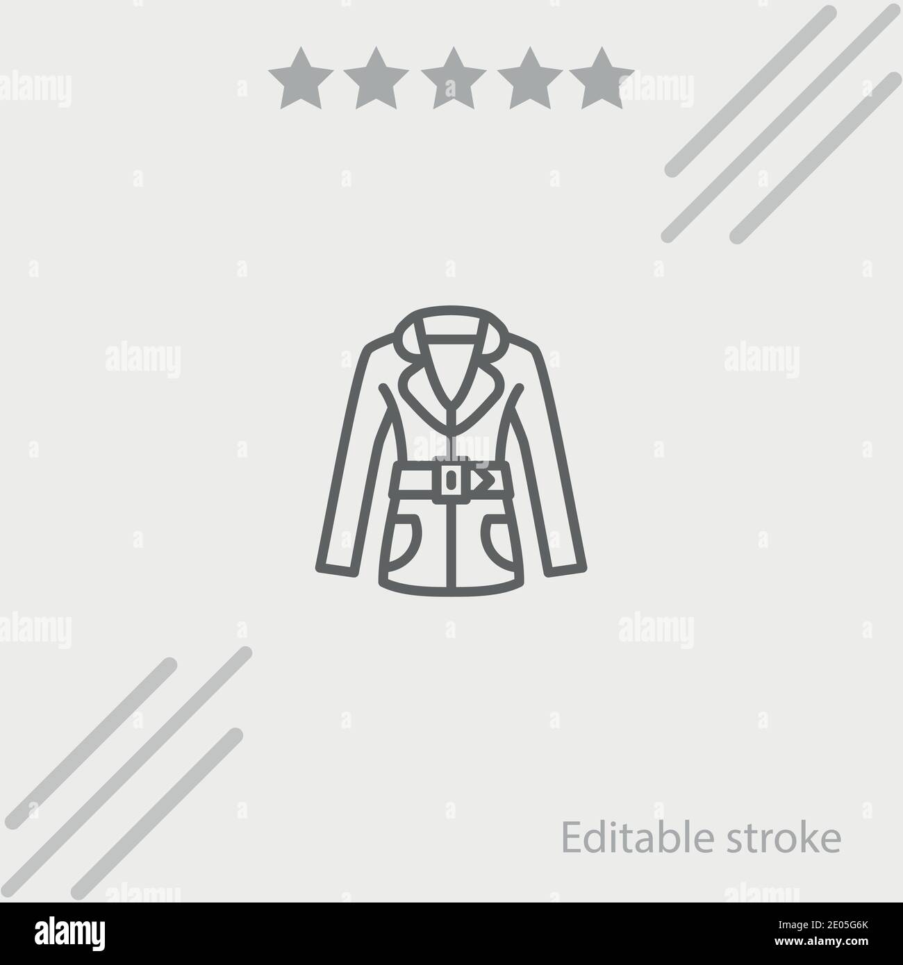 coat vector icon modern simple vector illustration Stock Vector Image ...