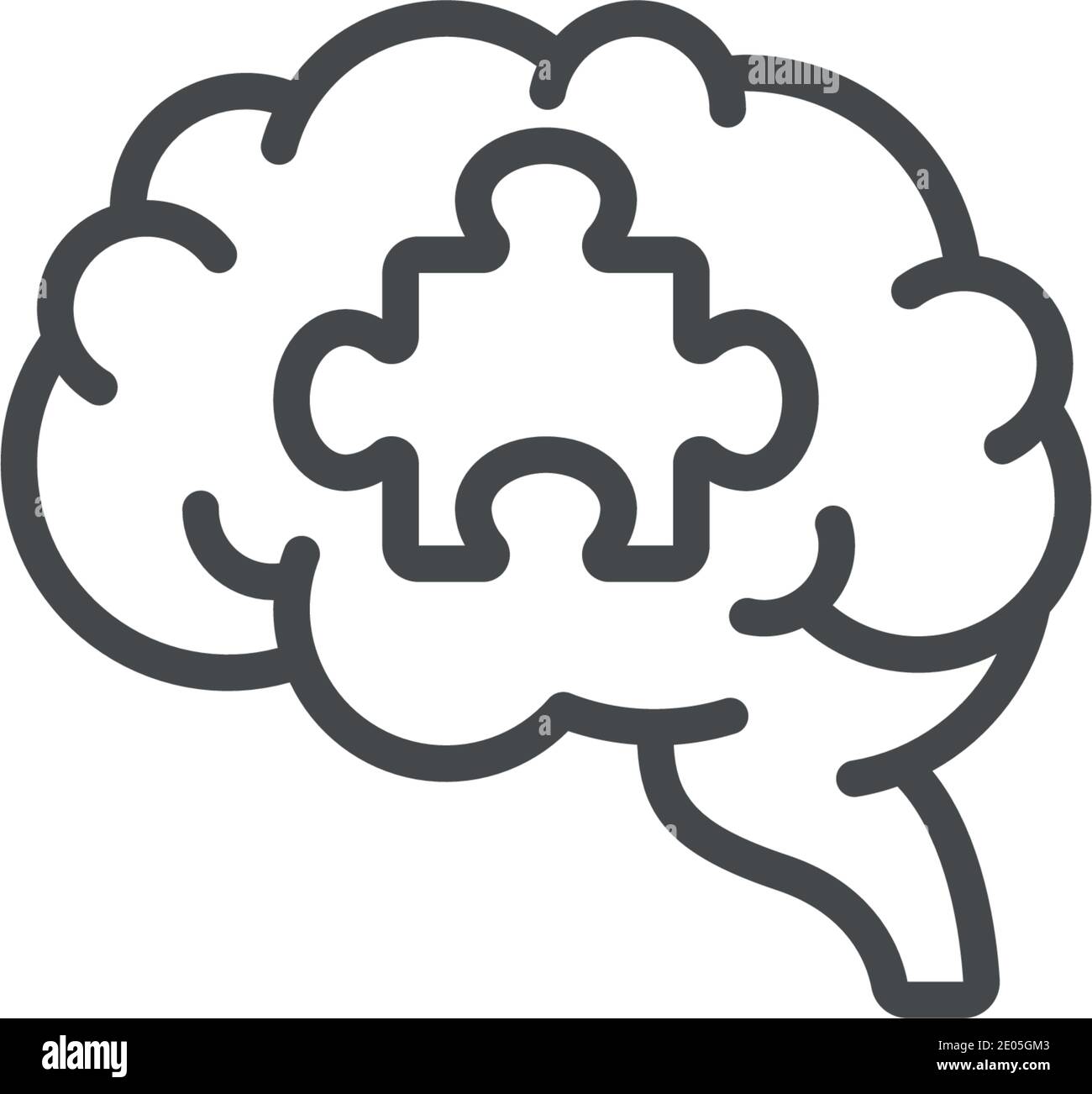 brain vector icon modern simple vector illustration Stock Vector Image ...