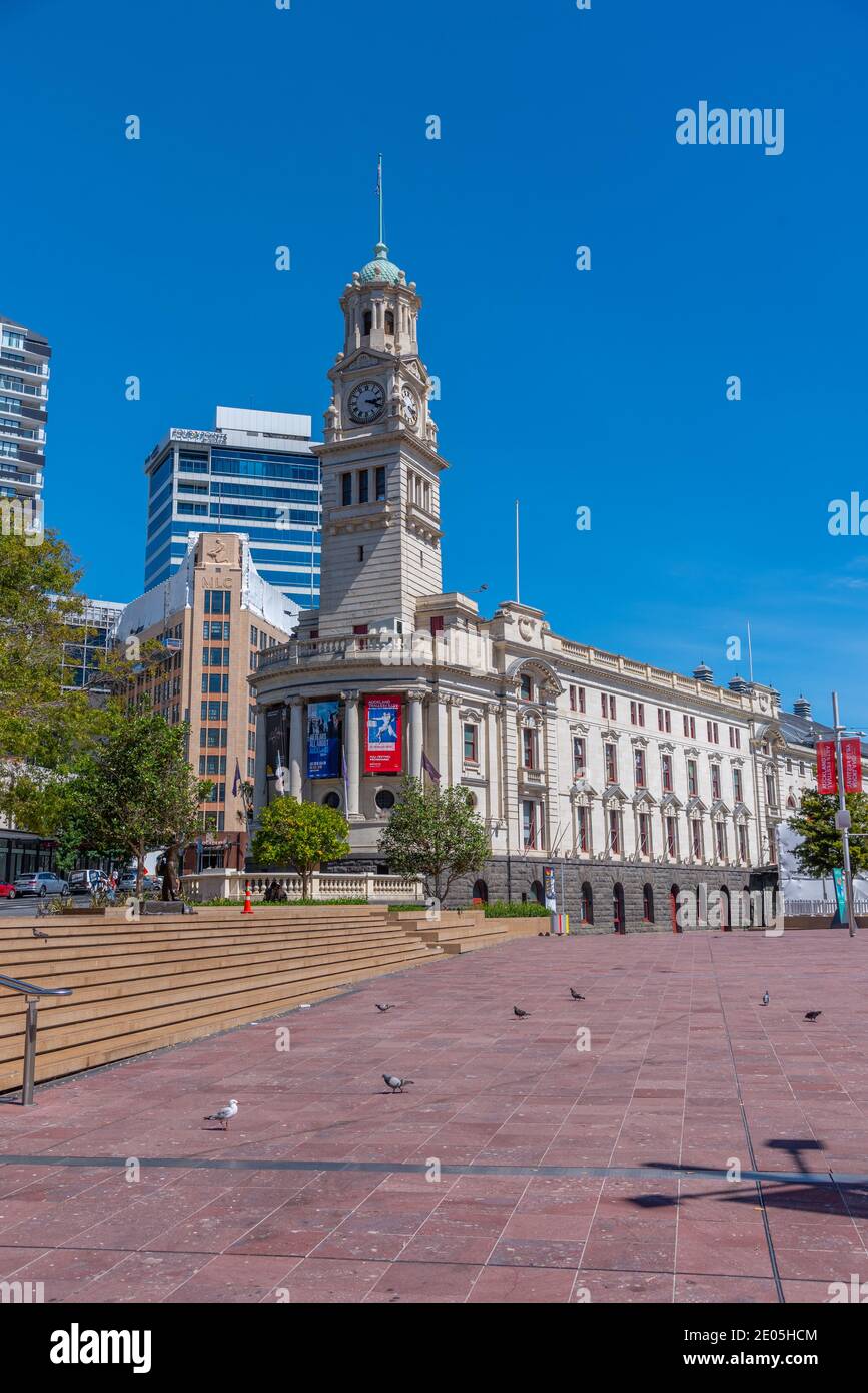 AUCKLAND, NEW ZEALAND, FEBRUARY 20, 2020: Auckland Town Hall viewed ...