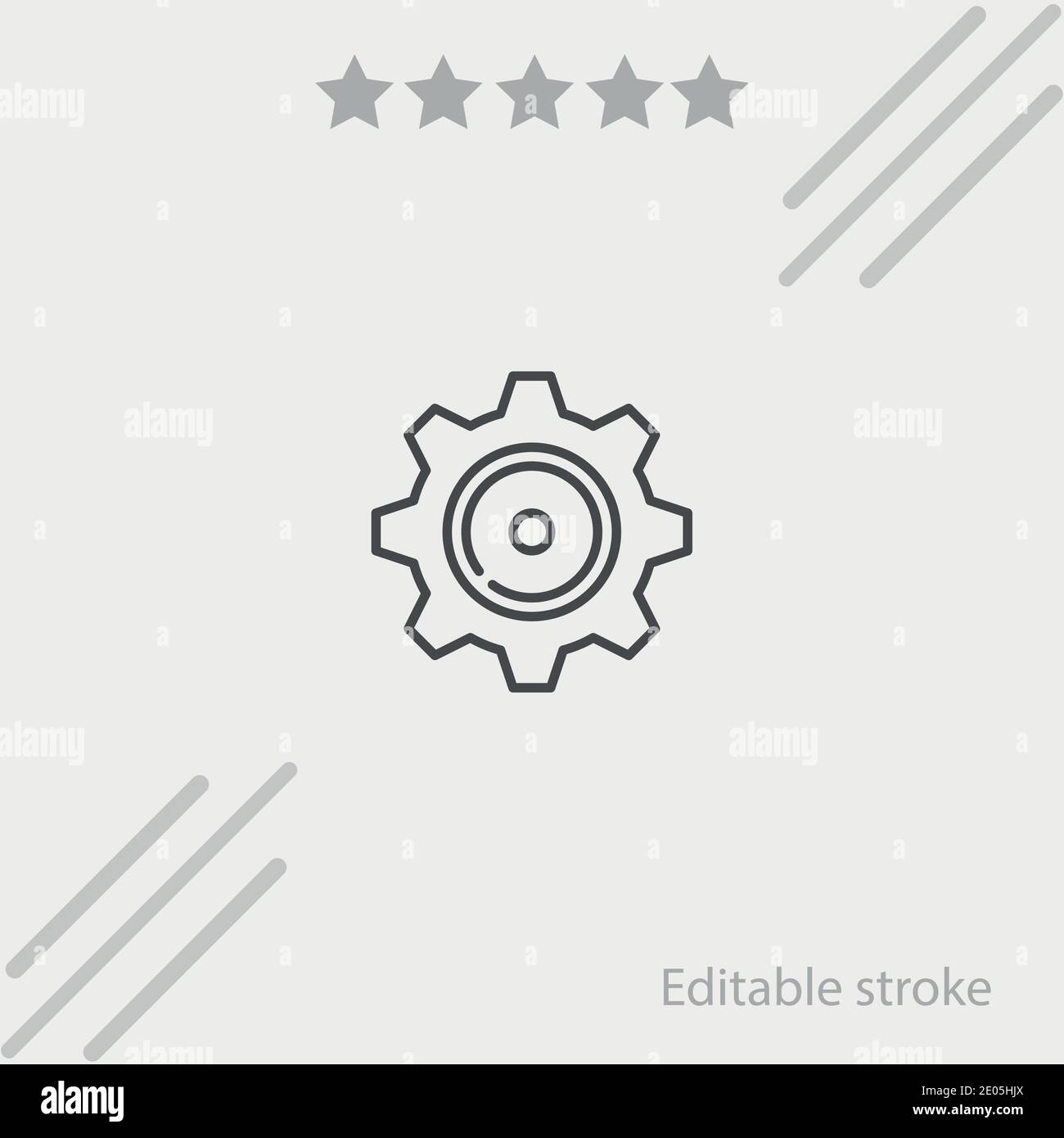 settings vector icon modern simple vector illustration Stock Vector ...