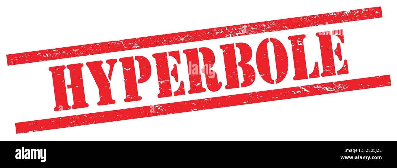 Hyperbole word hi-res stock photography and images - Alamy