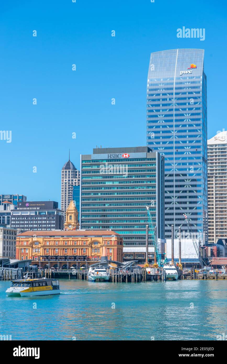 Auckland ferry terminal pier hi-res stock photography and images - Alamy