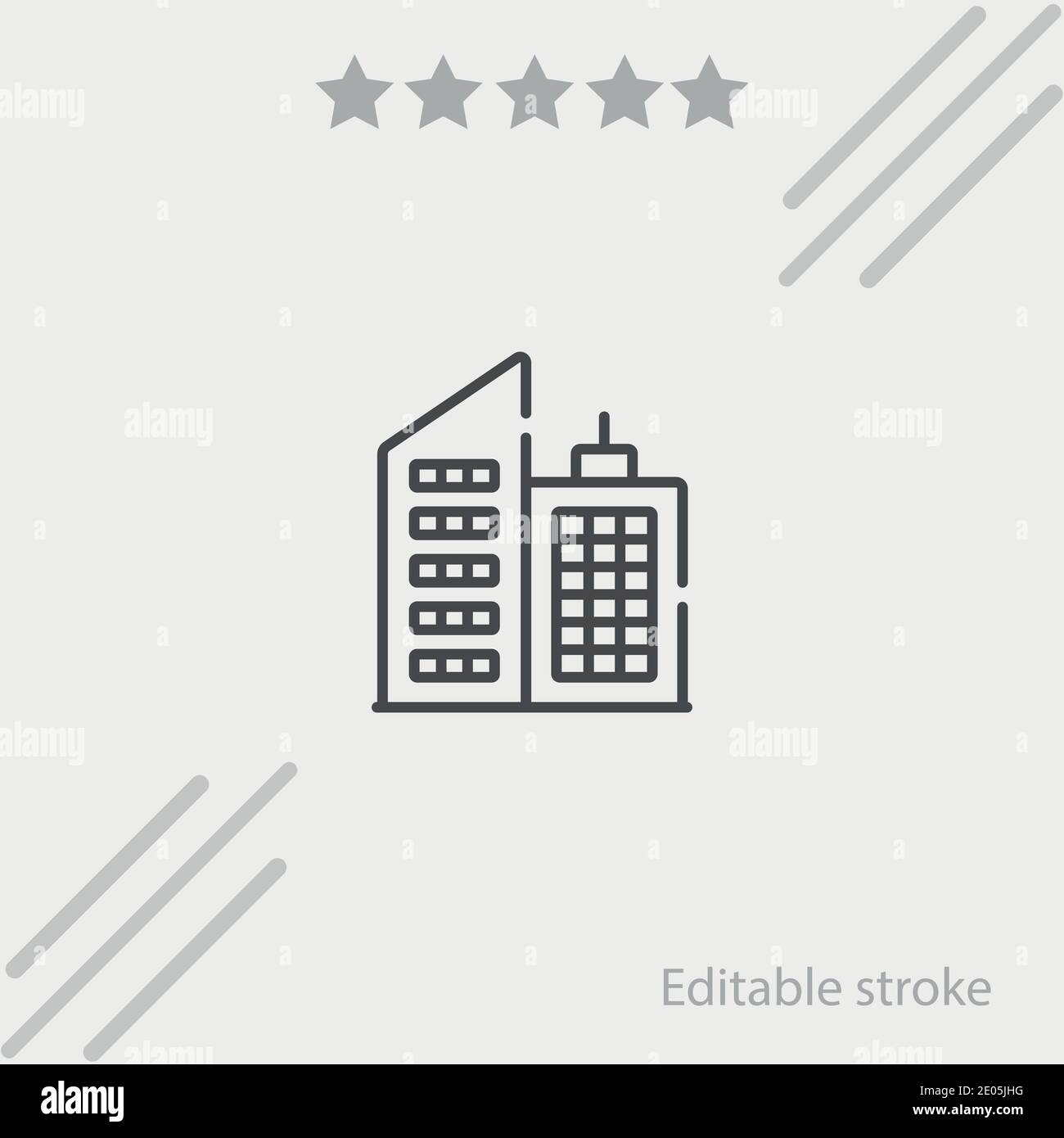 building vector icon modern simple vector illustration Stock Vector ...