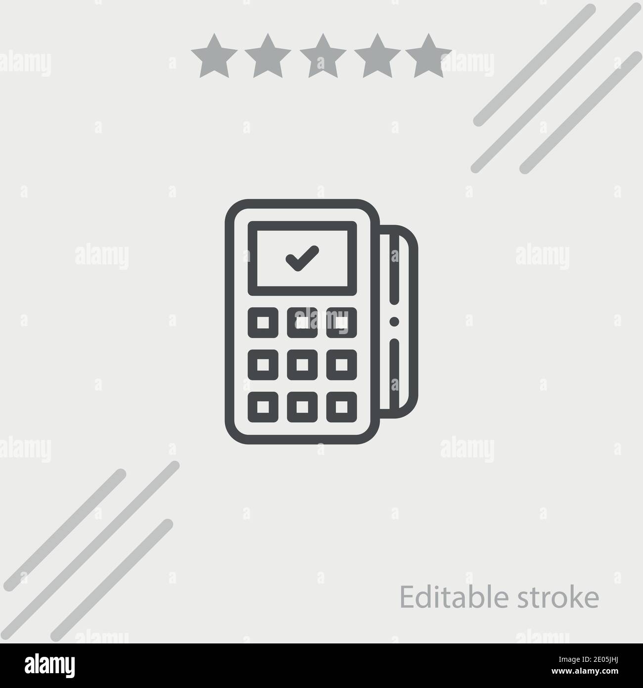 point of service vector icon modern simple vector illustration Stock ...