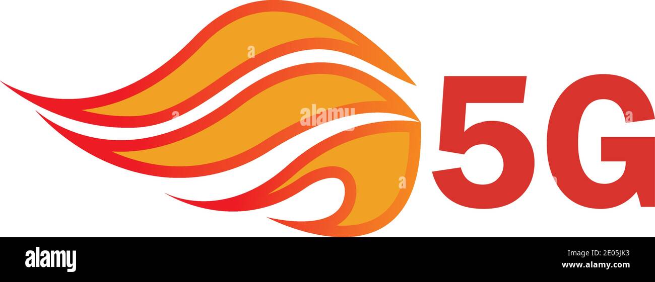 5g logo sign vector template Vector technology icon network sign 5G ...
