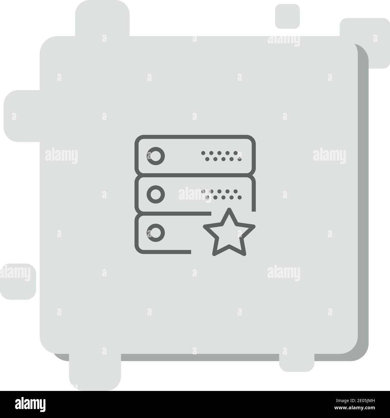 server vector icon modern simple vector illustration Stock Vector Image ...
